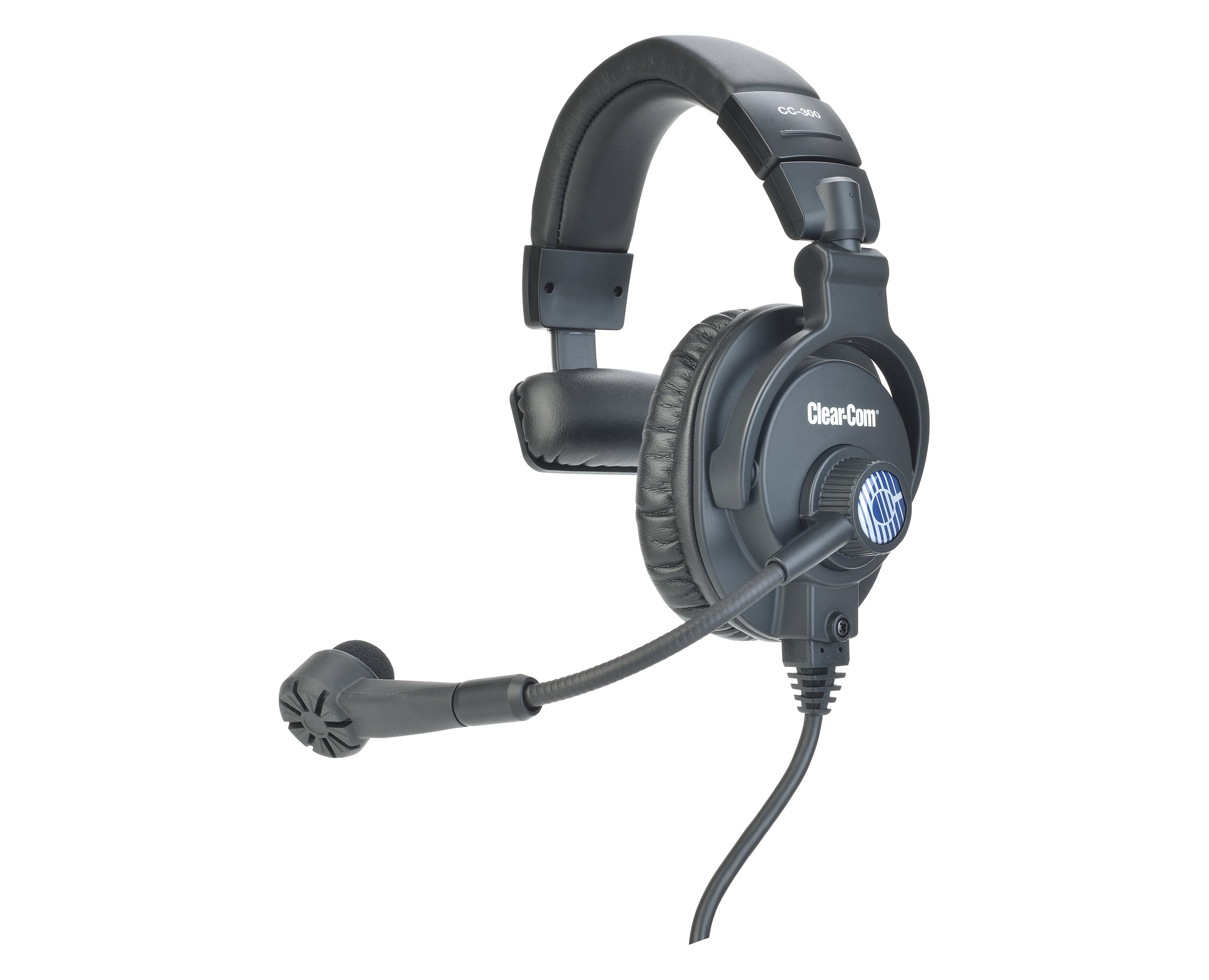 Clear-Com CC-300-X4 | Single Over Ear 4 Pin Female XLR Cardioid Headse ...