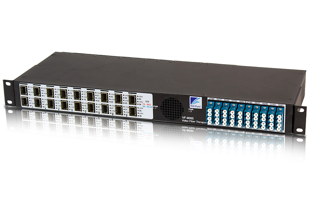 MultiDyne VF-9000 Series 1RU, high density video fiber optic transport ...