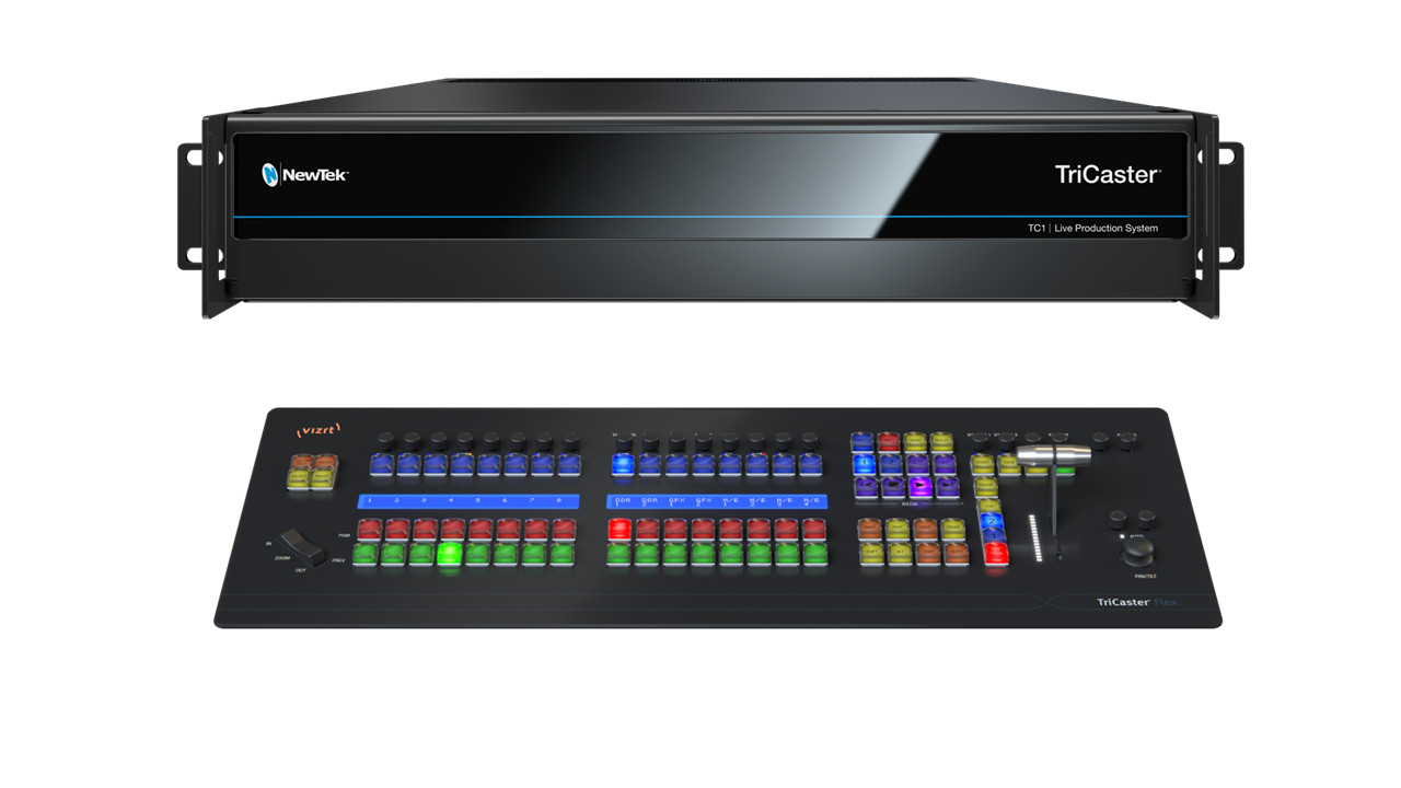 Vizrt (Newtek) TriCaster TC1 with Flex Control Panel Promotion – store ...